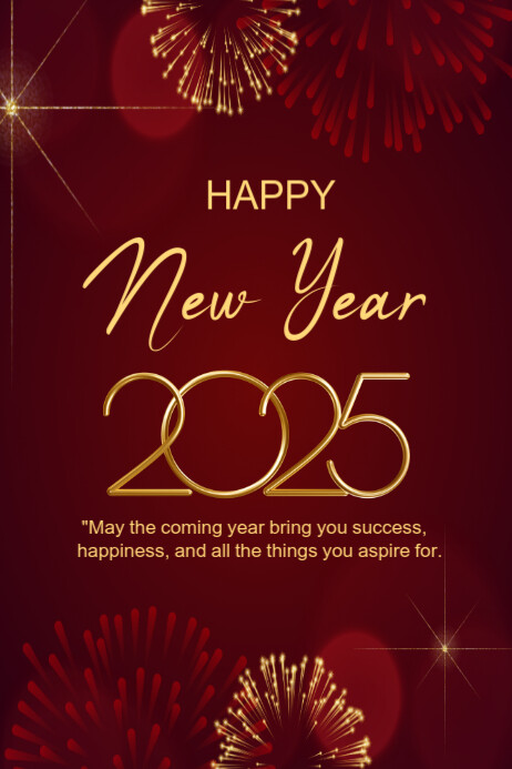 Happy New Year Online Greeting Card Template | PosterMyWall