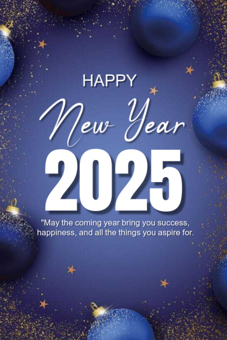 Happy New Year Online Greeting Card Template | PosterMyWall