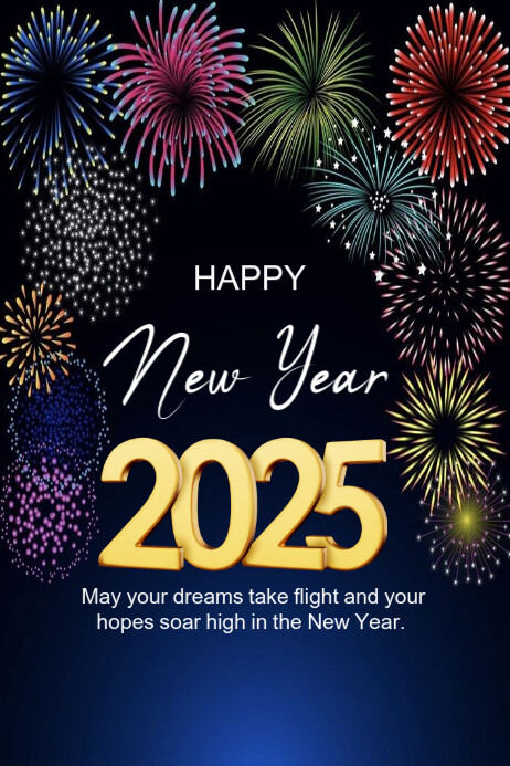 Happy New Year Online Greeting Card Template | PosterMyWall