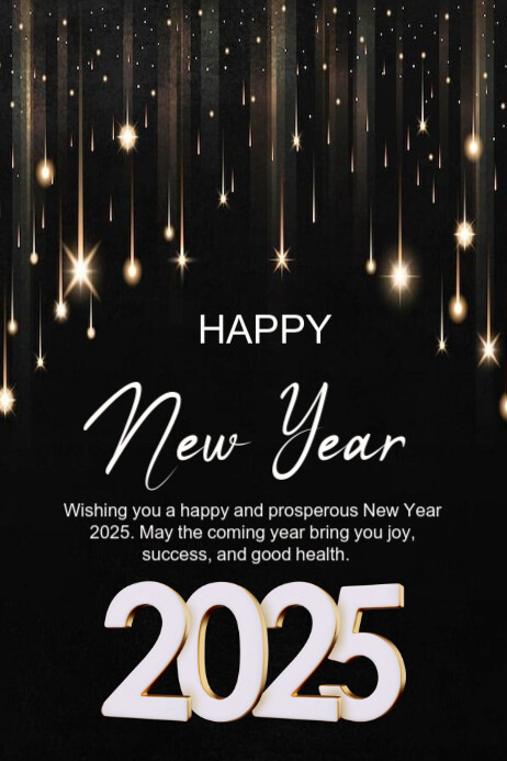 Happy New Year Online Greeting Card Template | PosterMyWall
