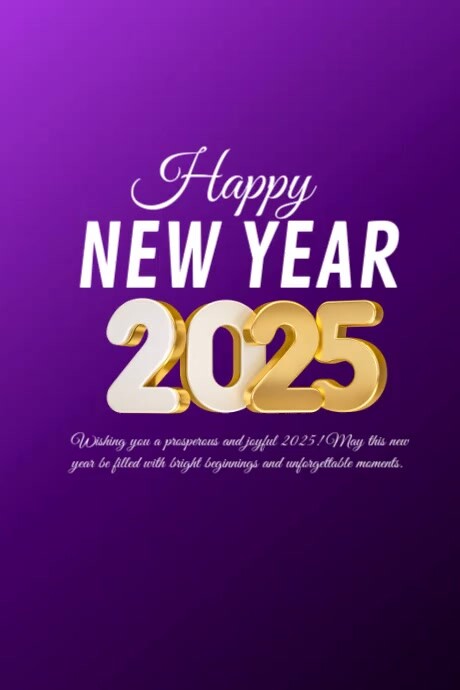 Happy New Year Online Greeting Card Template | PosterMyWall