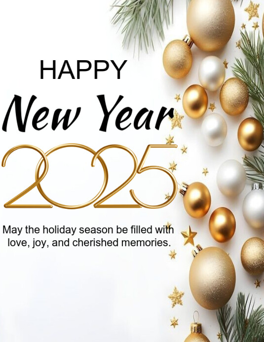 Happy New Year Online Greeting Card Template | PosterMyWall