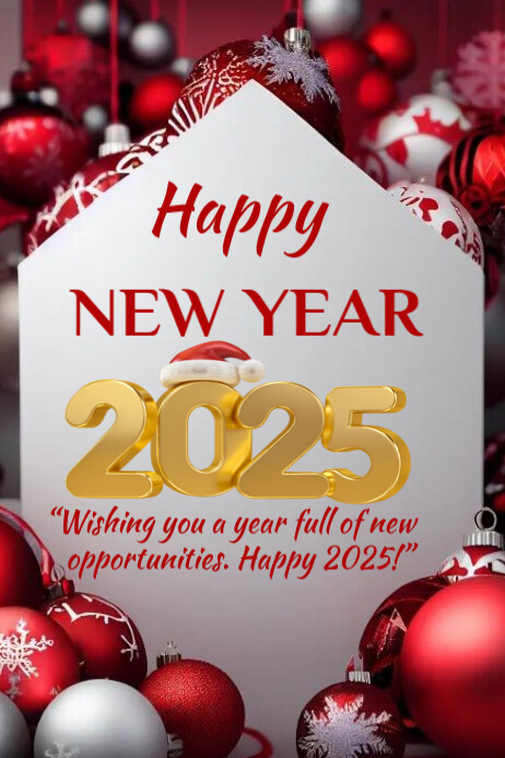 Happy New Year Online Greeting Card Template | PosterMyWall