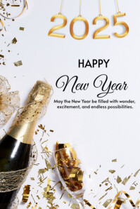 Happy New Year Online Greeting Card Template | PosterMyWall