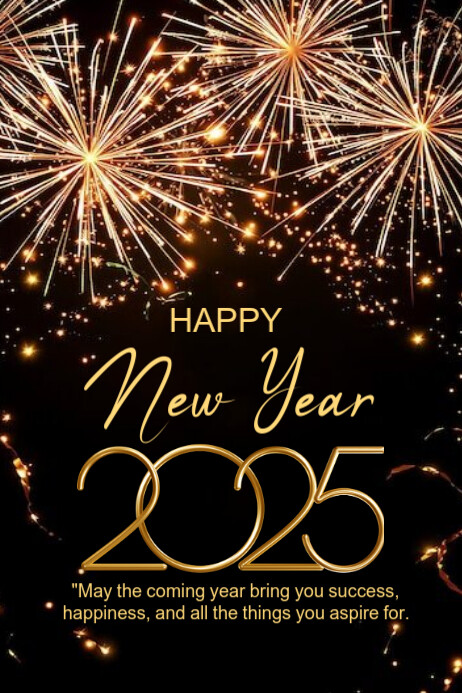 Happy New Year Online Greeting Card Template | PosterMyWall