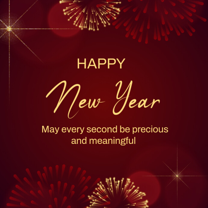 Copy of Happy New Year online greeting card | PosterMyWall