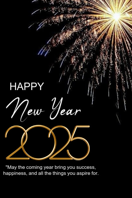 Happy New Year Online Greeting Card Template | PosterMyWall