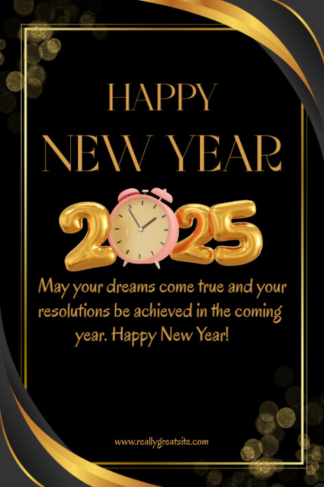 Happy New Year Online Greeting Card Template | PosterMyWall