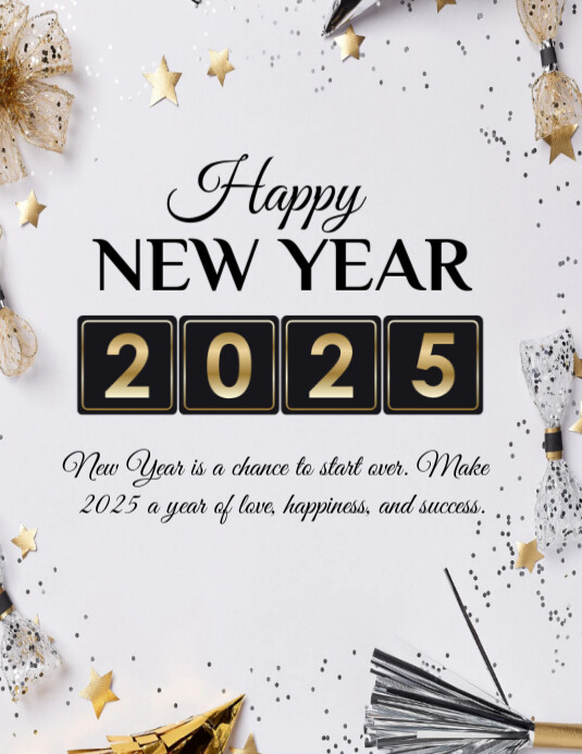 Happy New Year Online Greeting Card Template | PosterMyWall
