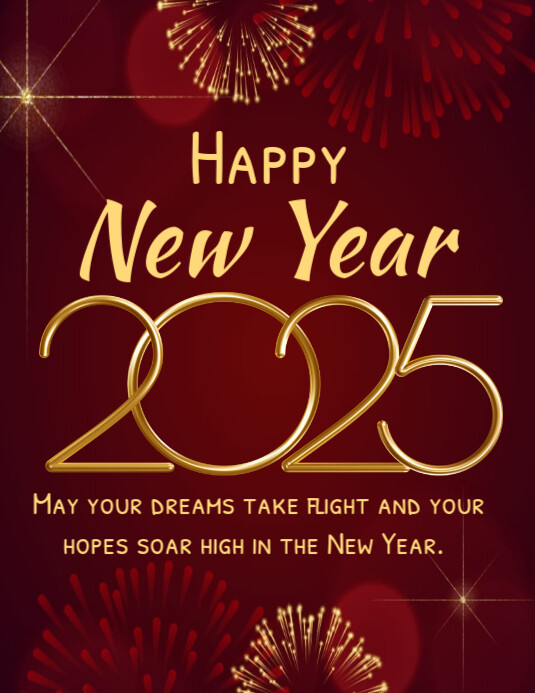 Happy New Year Online Greeting Card Template | PosterMyWall
