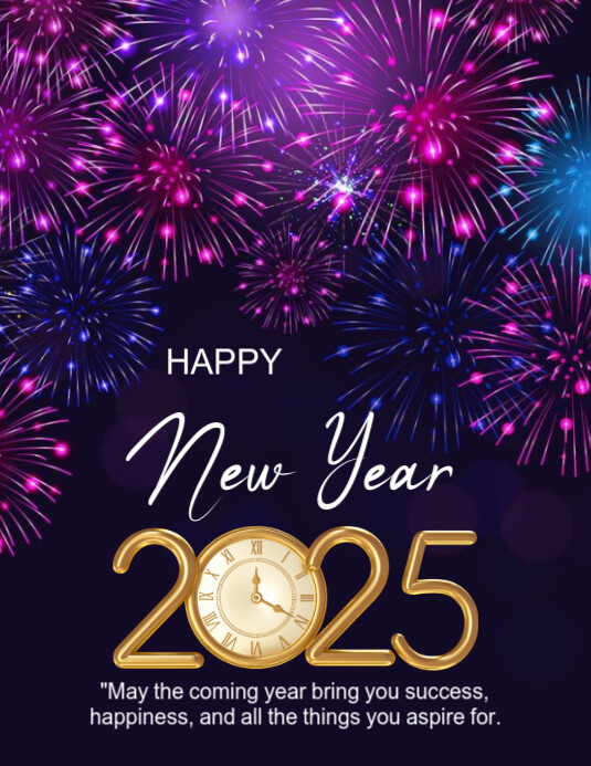 Happy New Year Online Greeting Card Template | PosterMyWall