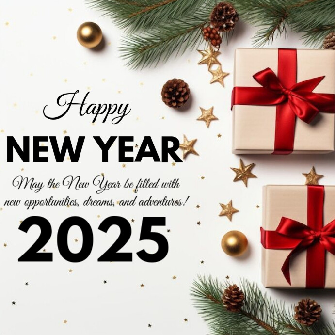 Happy New Year Online Greeting Card Template | PosterMyWall