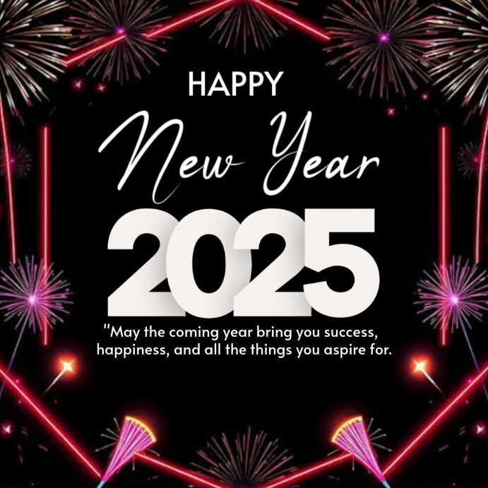 Happy New Year Online Greeting Card Template | PosterMyWall