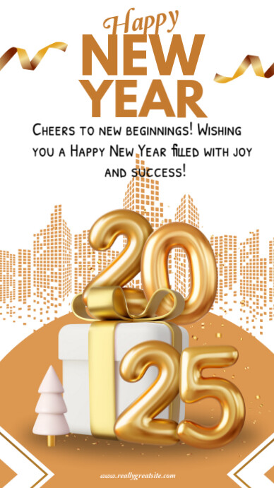 Happy New Year Online Greeting Card Template | PosterMyWall