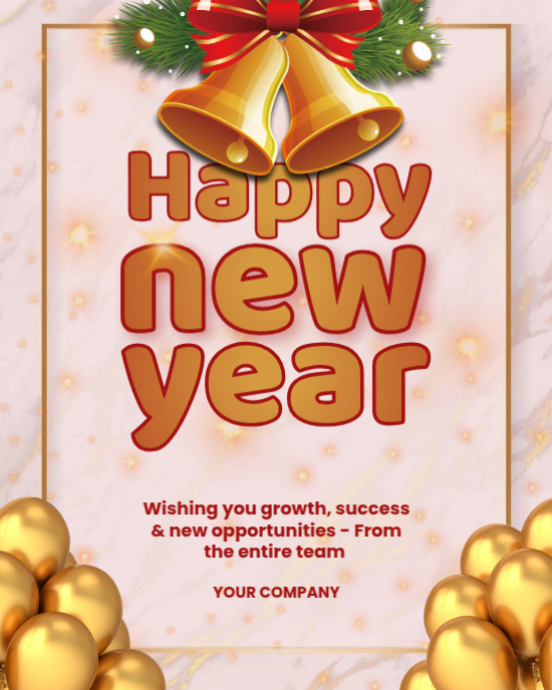 Happy New Year Post Template | PosterMyWall