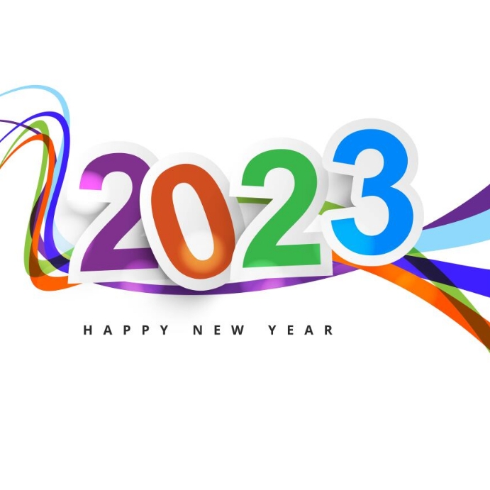 Plantilla de Happy new year poster design 2023 | PosterMyWall