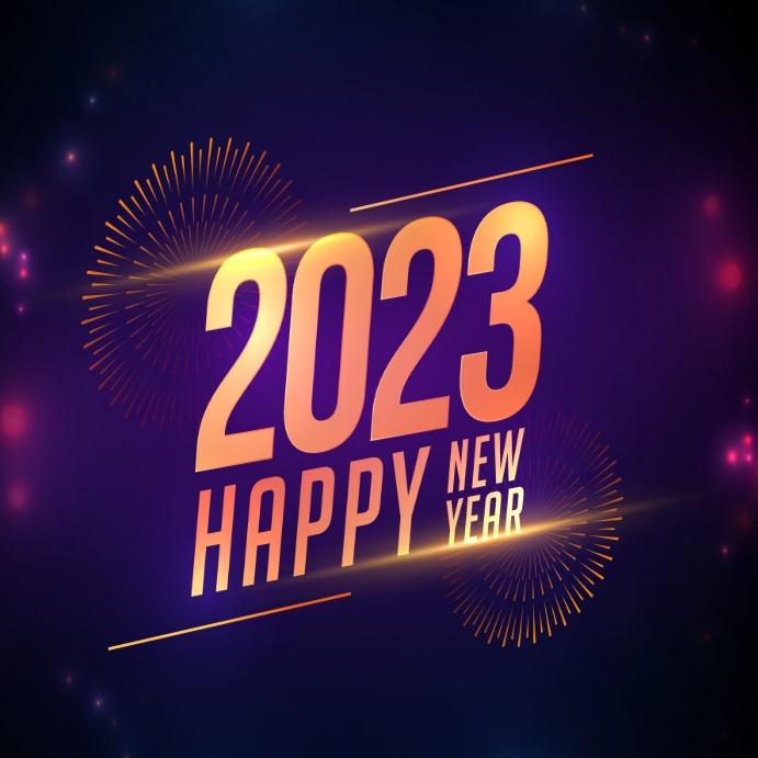 Happy new year poster design 2023 Templat | PosterMyWall
