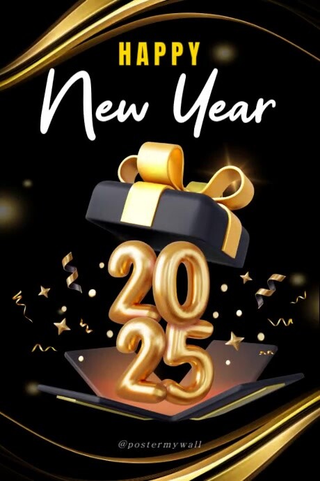 Happy New Year Poster Template | PosterMyWall
