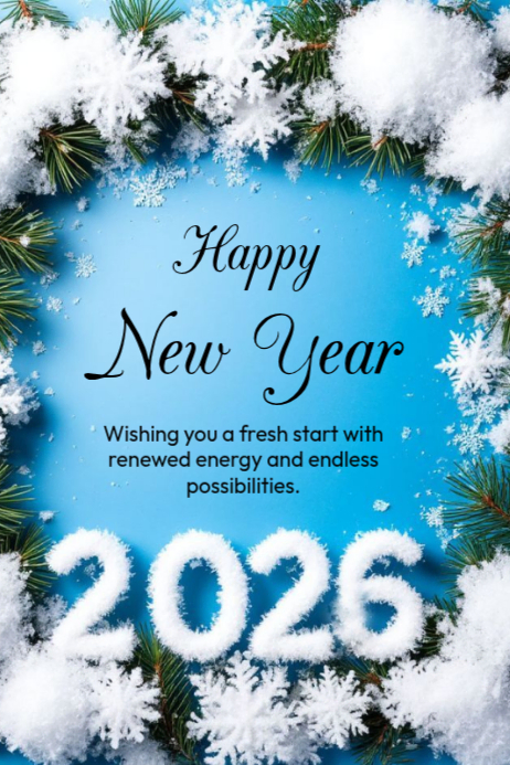 Plantilla de Happy new year poster | PosterMyWall