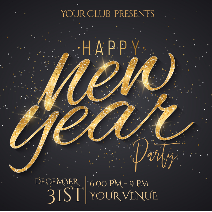 happy new year poster Template | PosterMyWall