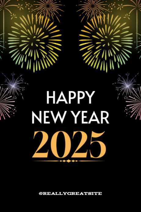 Happy New Year Poster Template | PosterMyWall