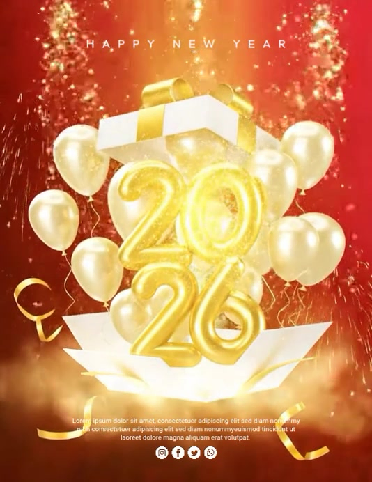 Happy New Year Poster Template | PosterMyWall