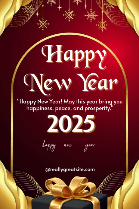 Happy New Year Poster Template | PosterMyWall