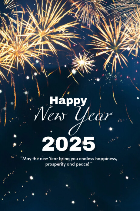 Happy New Year Poster Template | PosterMyWall