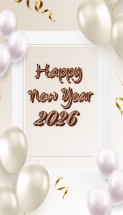 Plantilla de Happy new year template 2025 | PosterMyWall