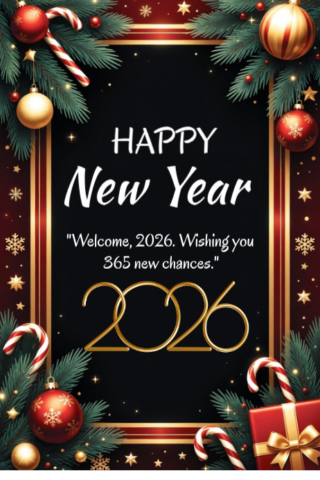 Happy New Year template 2026 | PosterMyWall