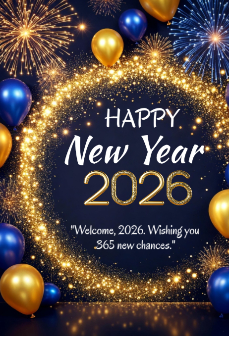 Happy New Year template 2026 | PosterMyWall