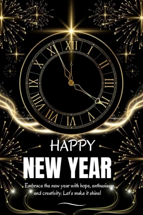 Happy New Year template 2026 | PosterMyWall