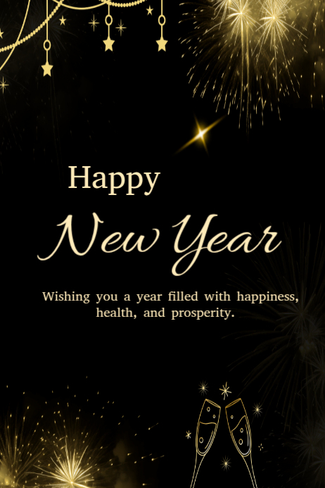 Happy New year template 2026 | PosterMyWall