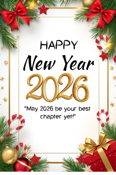 Happy New Year template 2026 | PosterMyWall