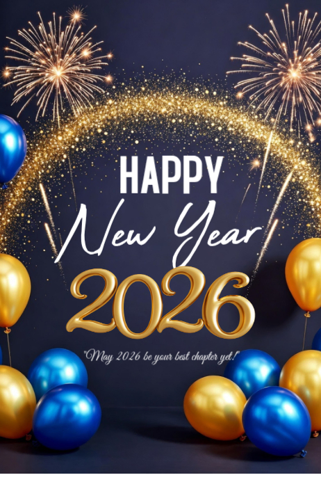 Happy New Year template 2026 | PosterMyWall