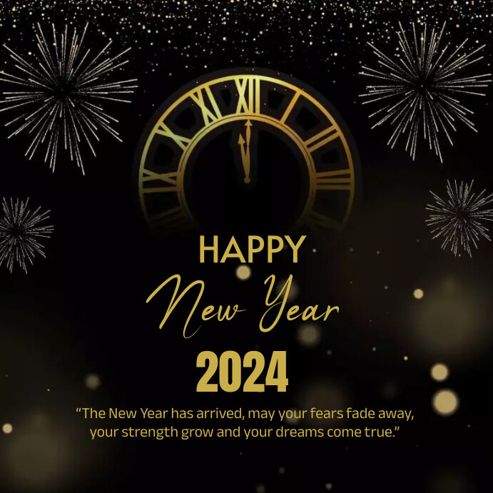 Happy New Year template online greeting cards | PosterMyWall