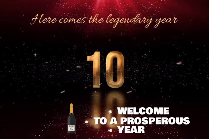 Happy New Year video Template | PosterMyWall