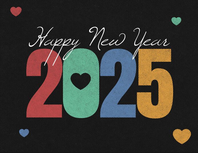 Happy New Year vintage banner template | PosterMyWall