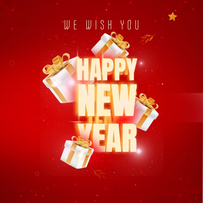Happy new year wishes post for Instagram Template | PosterMyWall