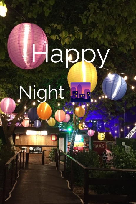 Modèle Happy night poster Design | PosterMyWall