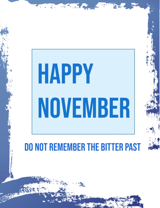 Plantilla de happy November | PosterMyWall