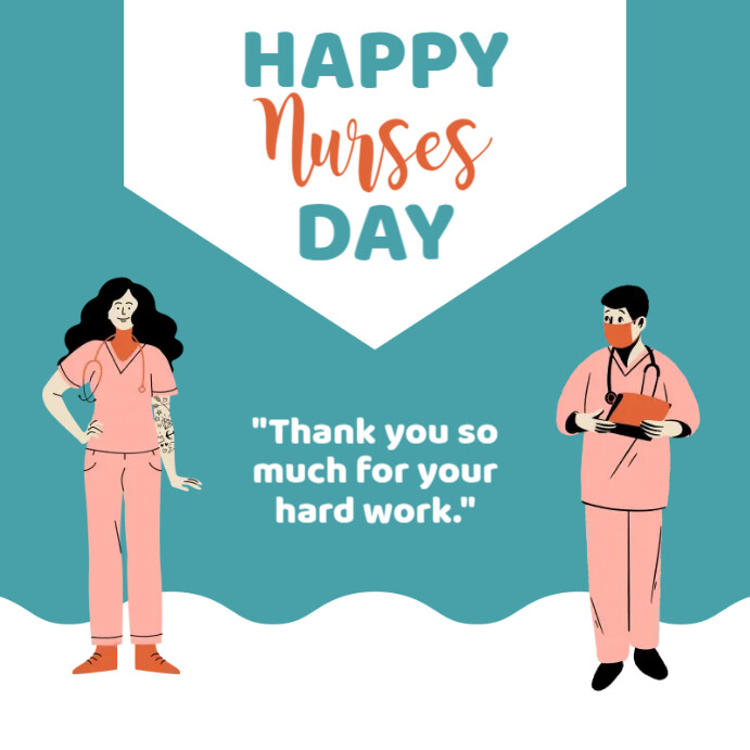 Plantilla de Happy Nurses Day Ads | PosterMyWall