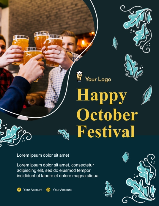 Happy October Festival Template | PosterMyWall