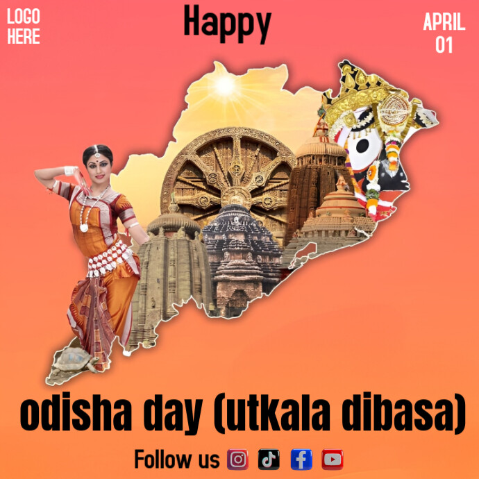 Copy of happy odisha day | PosterMyWall