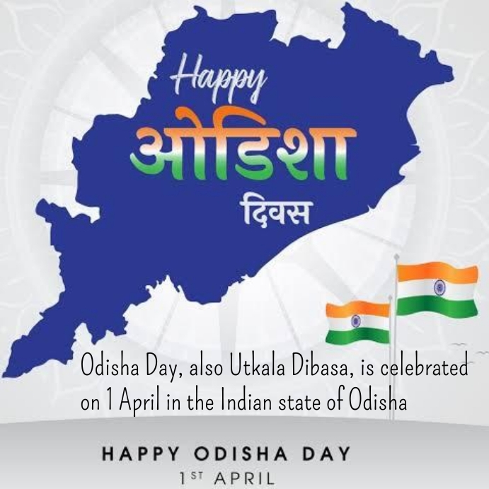 Happy Odisha foundation day Templat | PosterMyWall