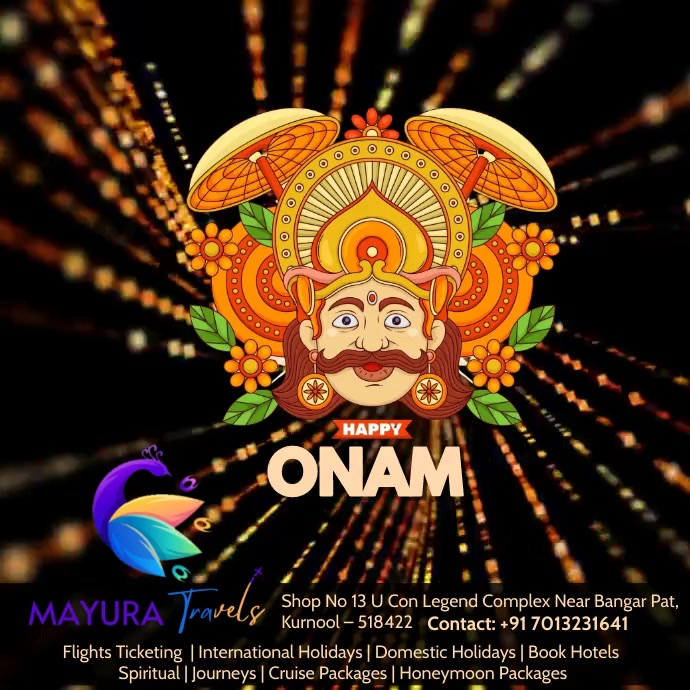 Happy onam (1) Template | PosterMyWall
