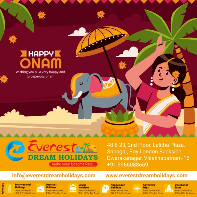 Happy onam Template | PosterMyWall