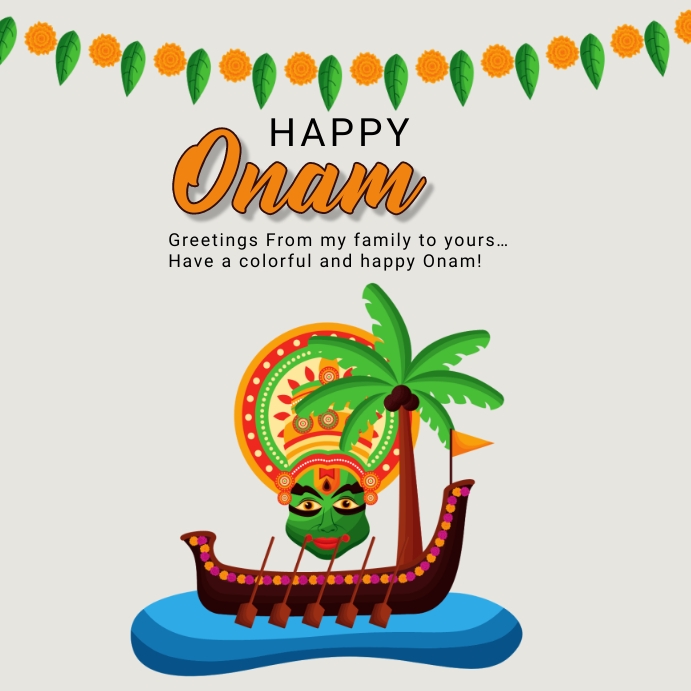 Happy Onam Instagram Post Template | PosterMyWall