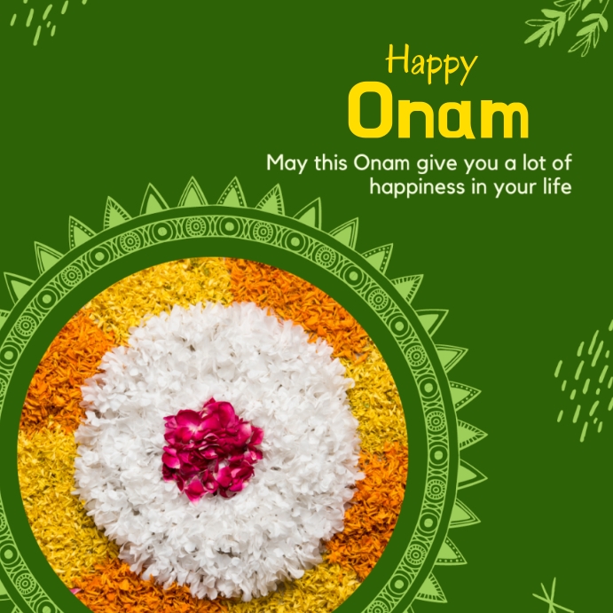 Happy onam Instagram post Template | PosterMyWall