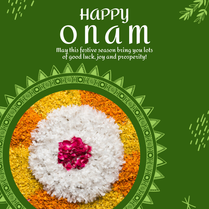 HAPPY ONAM POS INSTAGRAM Template | PosterMyWall